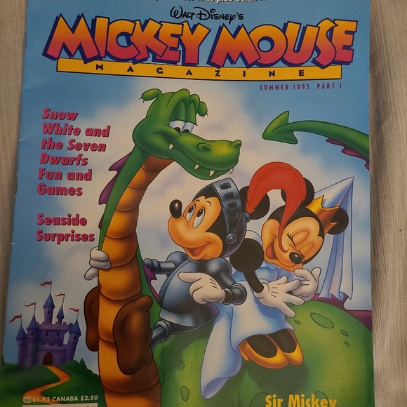 Disney | Other | Mickey Mouse Vintage Lot Of Magazines | Poshmark